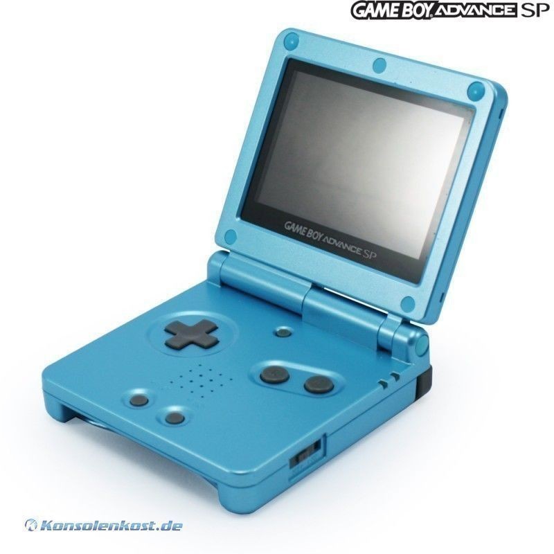 GBA SP BRIGHTER Ags 101 Surf Blue - Retrogameshop