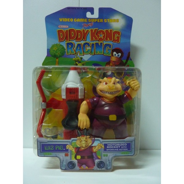 DIDDY KONG RACING Figurine (WIZ PIG) - Retrogameshop