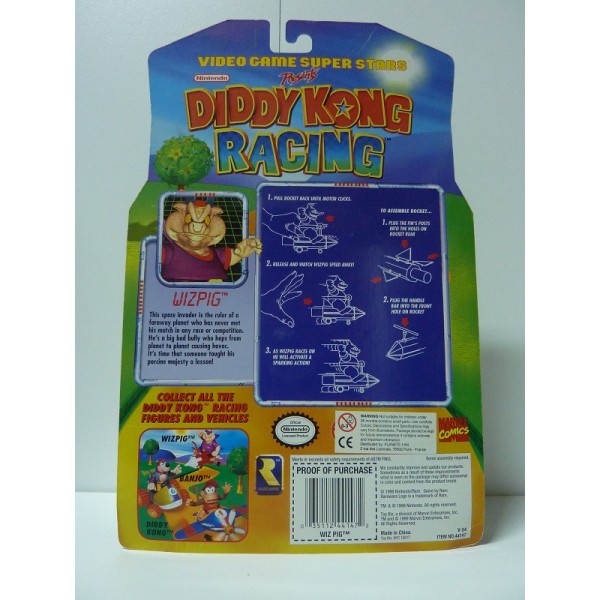 DIDDY KONG RACING Figurine (WIZ PIG) - Retrogameshop