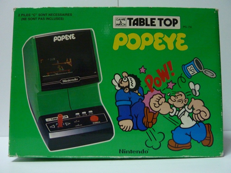 POPEYE Game Watch Table top Complet Fra - Retrogameshop