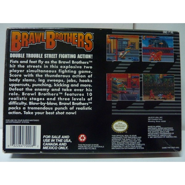 RIVAL TURF 2 / BRAWL BROTHERS us - Retrogameshop