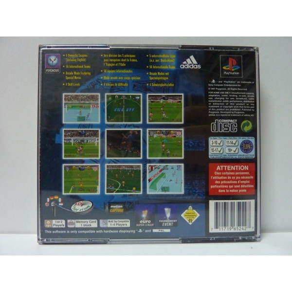 ADIDAS POWER SOCCER INTERNATIONNAL 97 - Retrogameshop