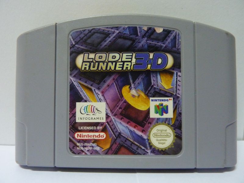 LODE RUNNER 3-D (Cart. seule) - Retrogameshop