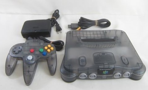 NINTENDO 64 CLEAR Black Pal - Retrogameshop