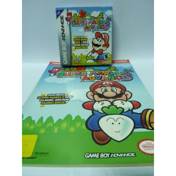 SUPER MARIO ADVANCE + STRATEGY GUIDE Usa - Retrogameshop