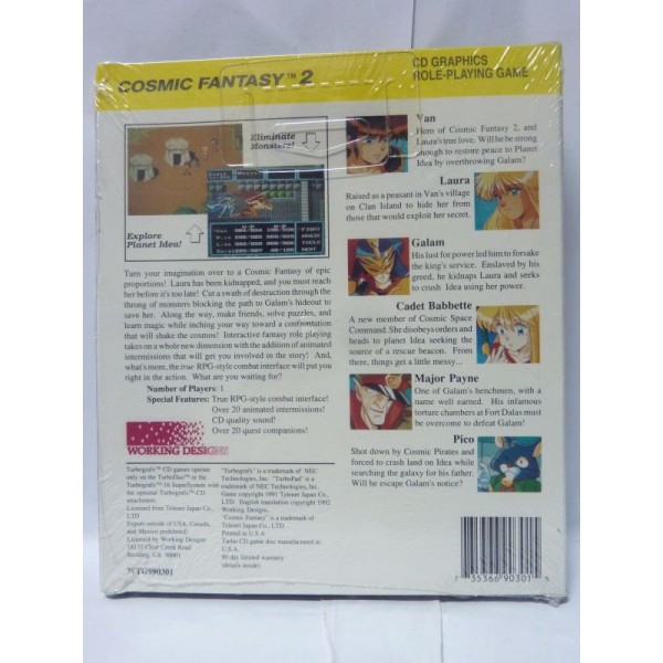 COSMIC FANTASY 2 Usa (Neuf) - Retrogameshop