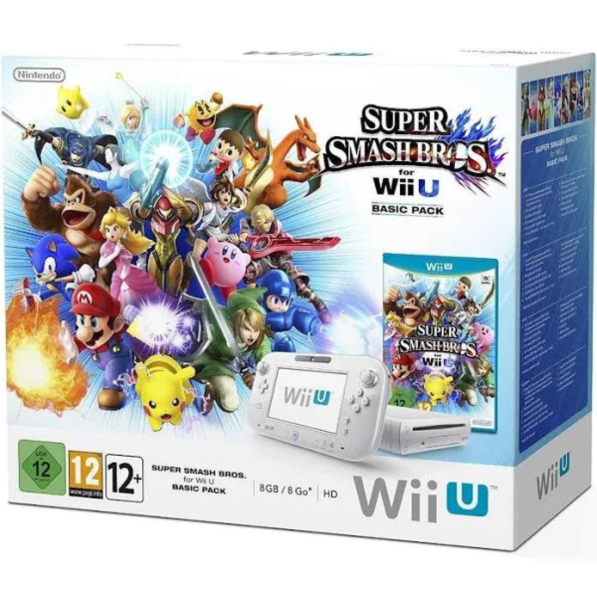 Console WII U PREMIUM PACK Super Smash Bros (console blanche ...